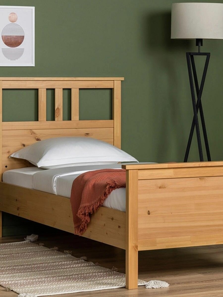 Кровать Askona (Аскона) Terek (Терек) Светло-коричневый 90х200, массив сосны