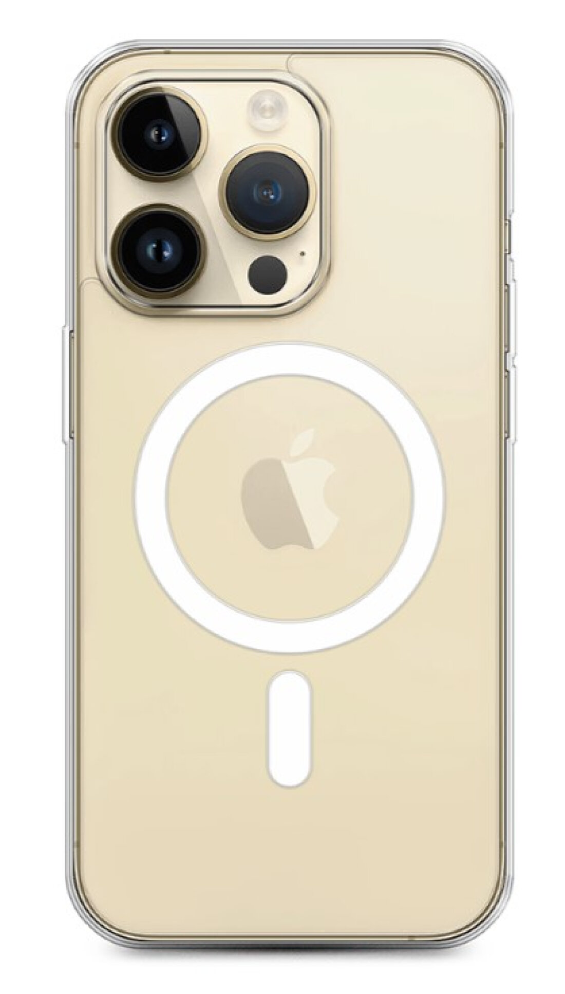 Чехол силиконовый для iPhone 14 Pro (6.1), Магнитный (MagSafe), X-CASE, прозрачный