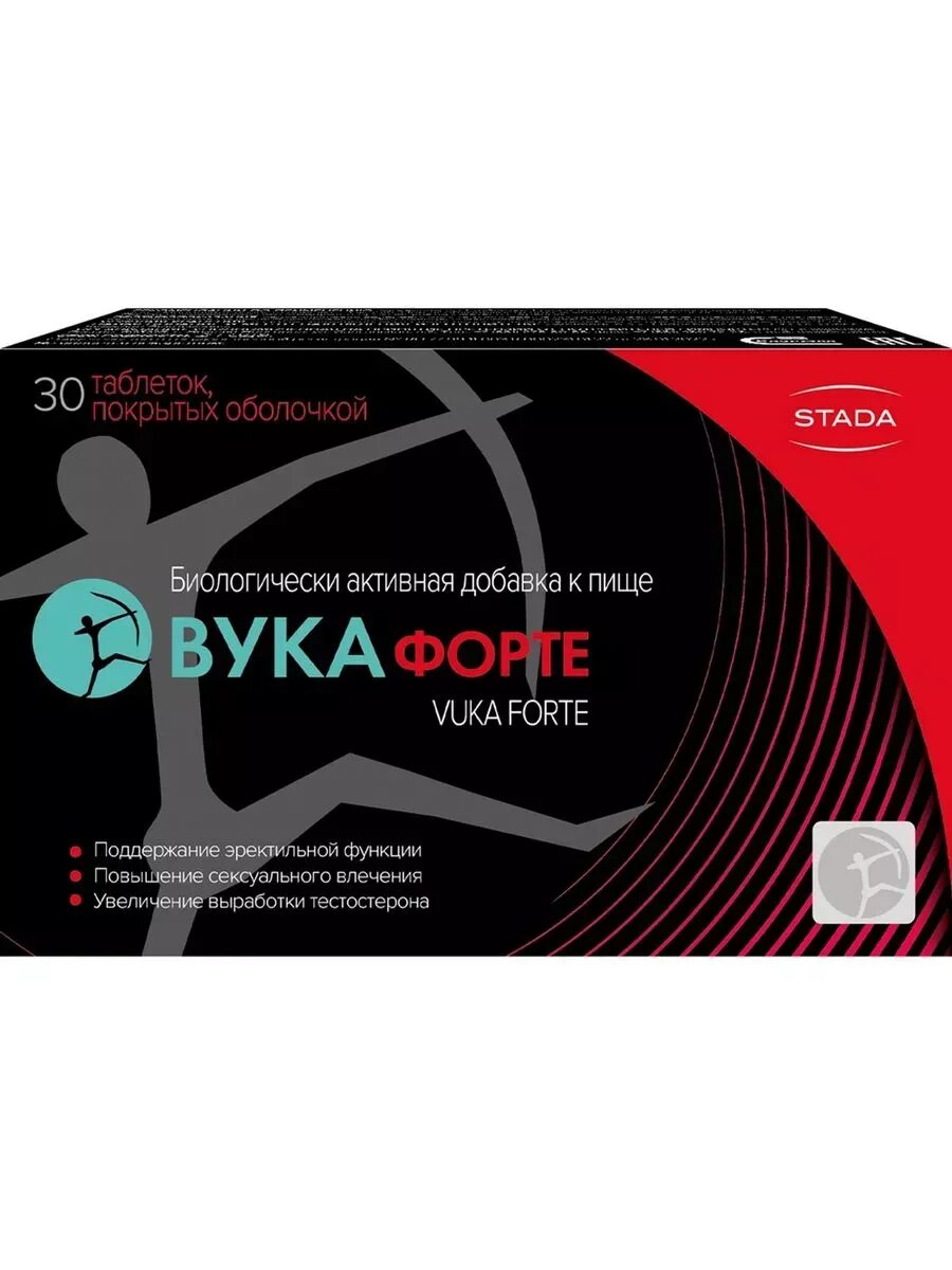 БАД STADA Вука Форте, для мужчин, витамины и минералы, Чехия