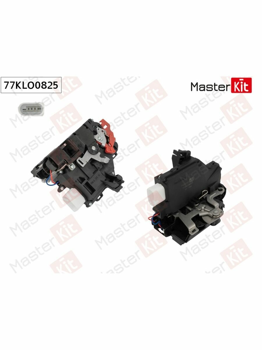 Замок передней двери левой MasterKit 77KLO0825 для PORSCHE 911, SEAT Altea, SKODA Octavia, Volkswagen Golf