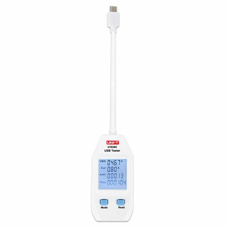 UNI-T Цифровой ЖК-дисплей USB-тестер UT658C MyPads (Детектор Напряжение Ток Зарядное устройство Измеритель мощности с хранением данных)