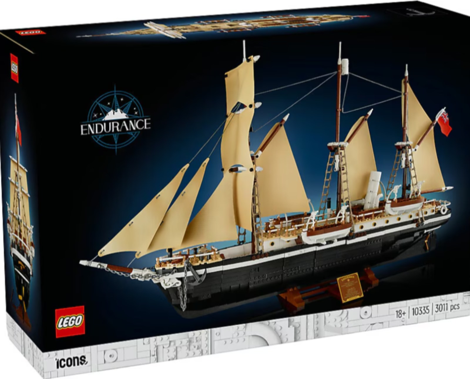 Конструктор LEGO Icons 10335 - Корабль Выносливость, 3011 дет. (Endurance Ship)