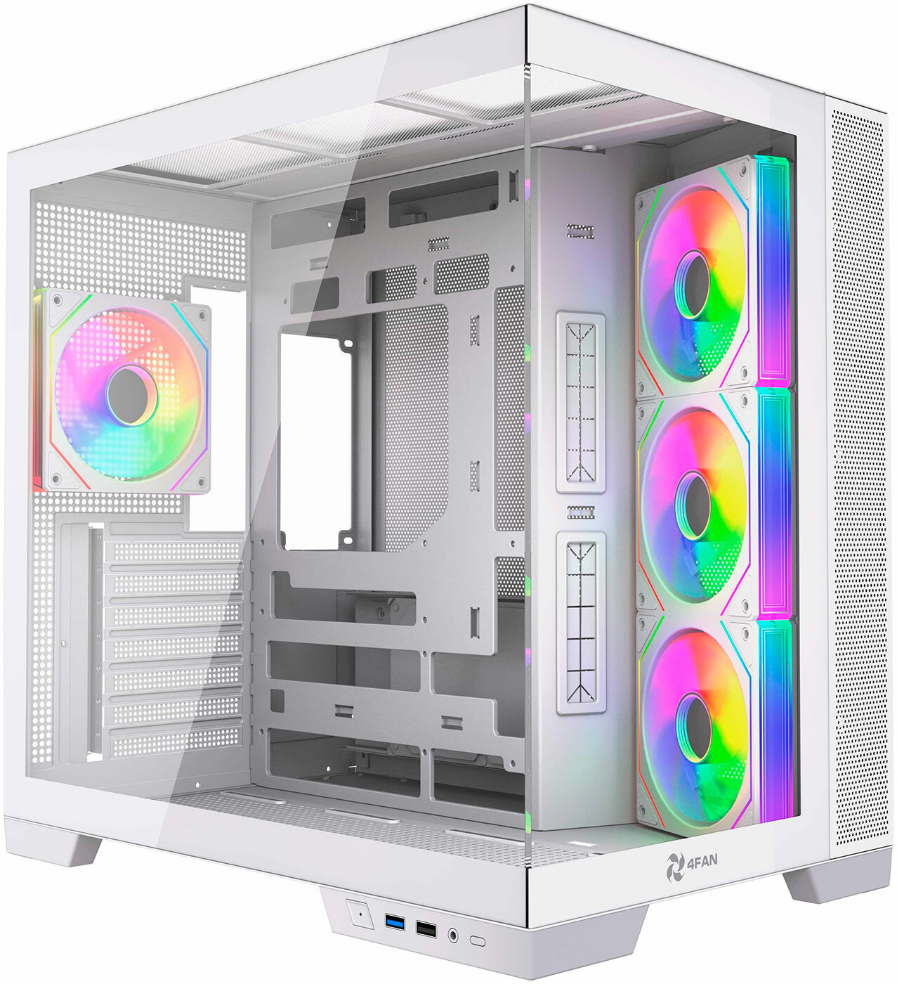 Компьютерный корпус 4FAN Zerphi White wFans