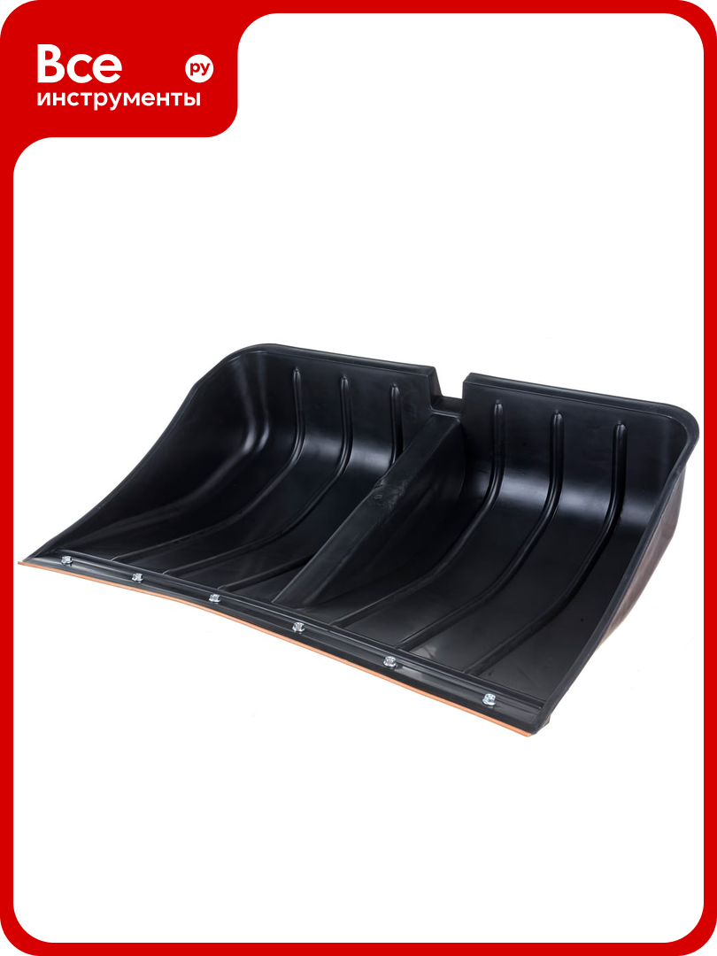 Снеговая лопата КЭС ковш 540x375 мм, черная 46, очистки территории, размер 540x375 мм, материал пластик