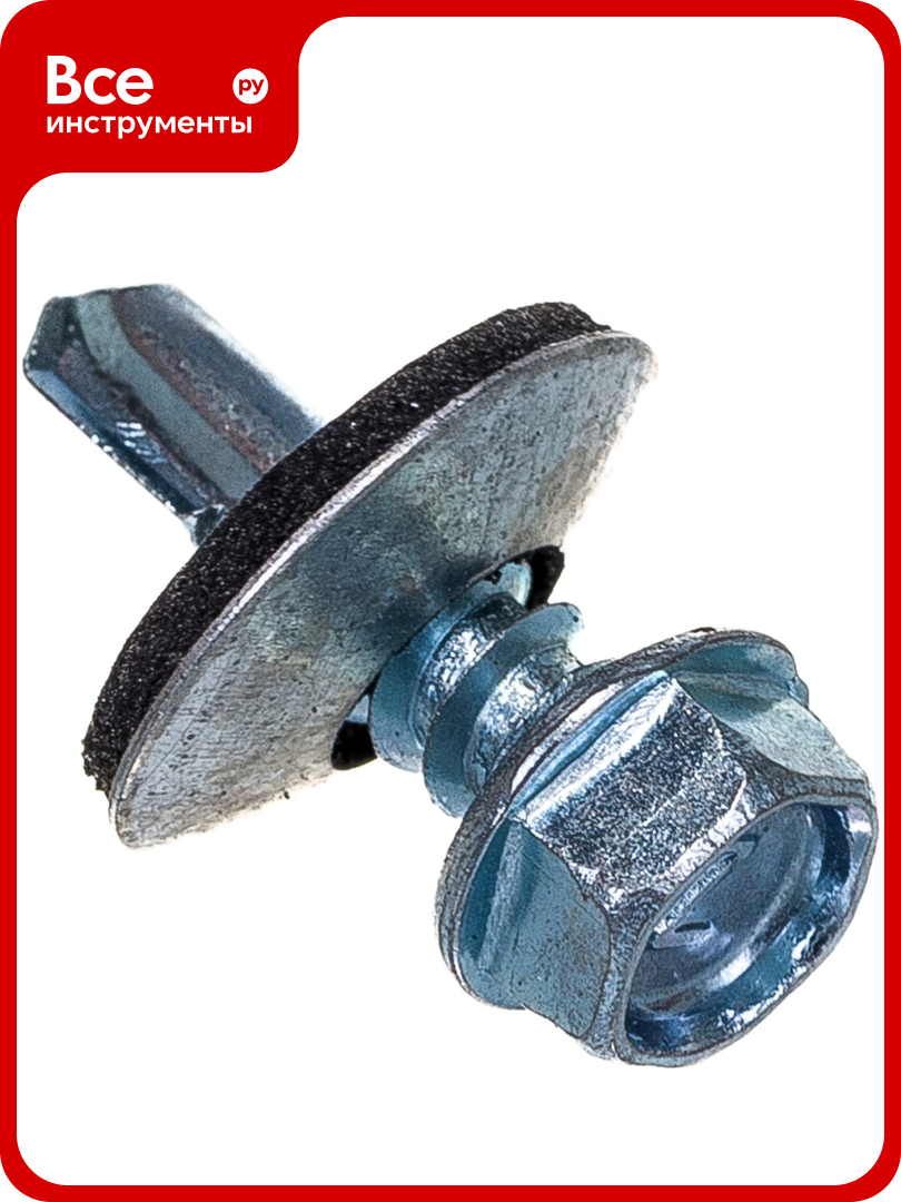 Кровельный саморез Tech-Krep КР ZP сверло 5,5х19 60 шт, коробка с окном