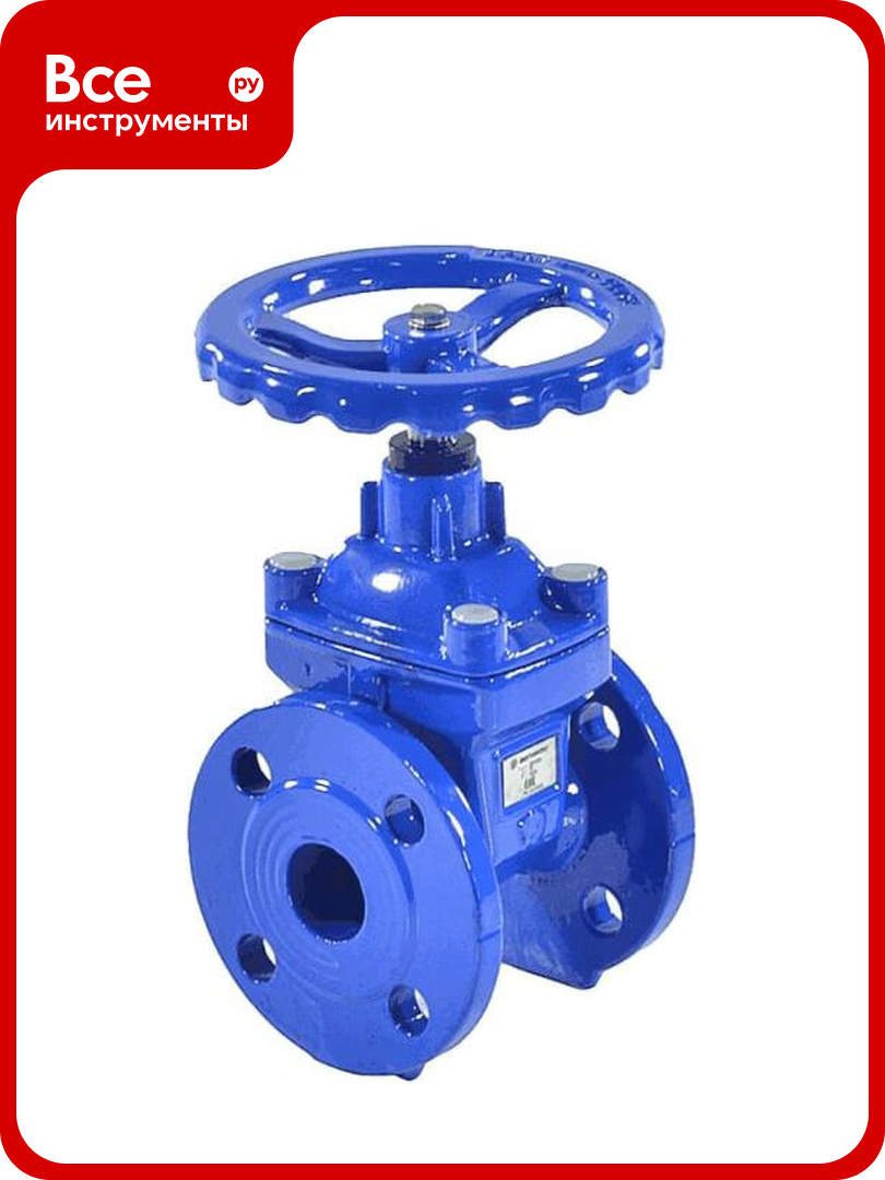 Задвижка чугунная Benarmo аналог МЗВ Ду600 Ру10/16 с гайкой и направляющими 30ч39р 107-7389