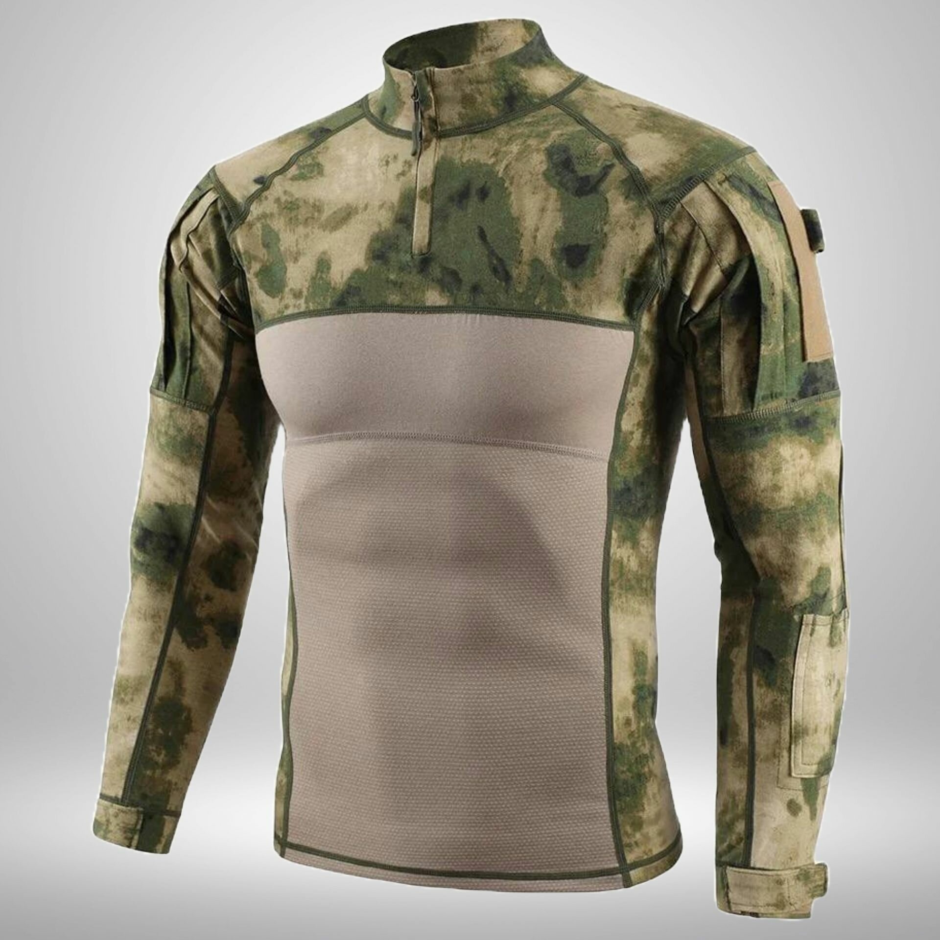 Тактическая рубашка с длинным рукавом мох