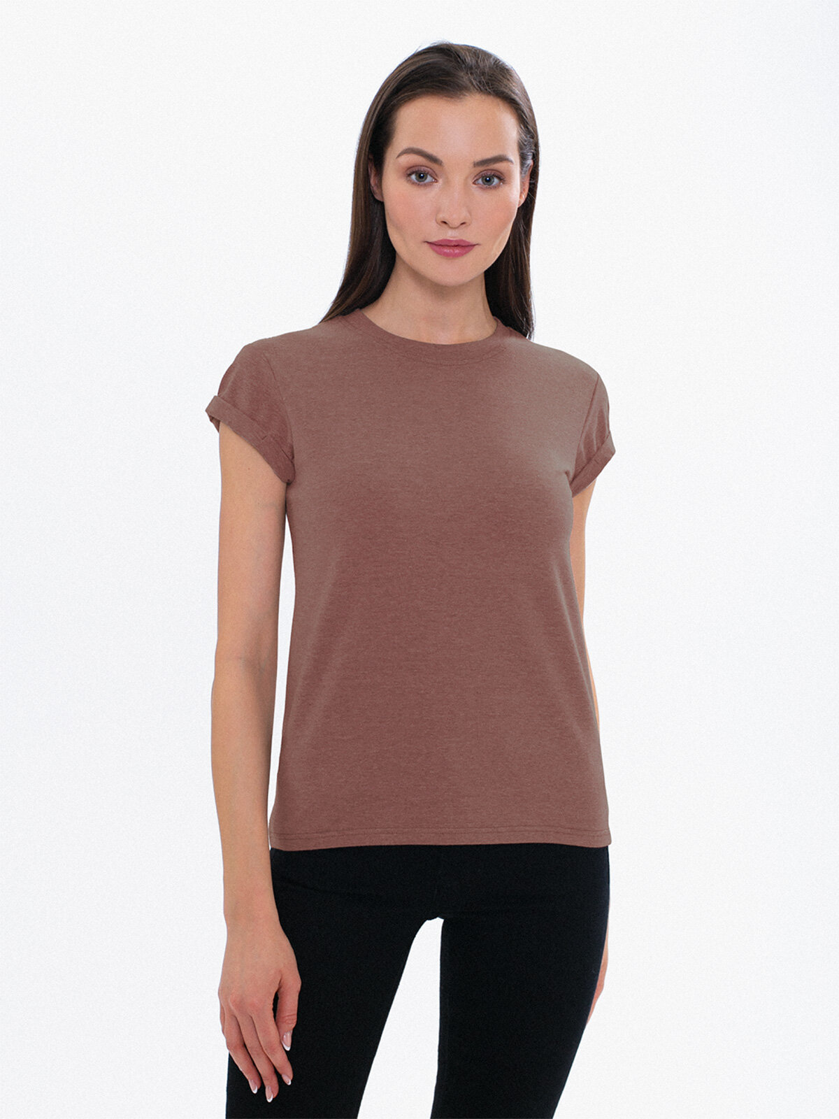 Футболка с подвернутым рукавом