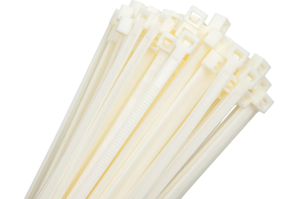 CIMCO Огнестойкие самозатухающие кабельные стяжки 4,5×280 мм, 100 шт для прокладки проводки