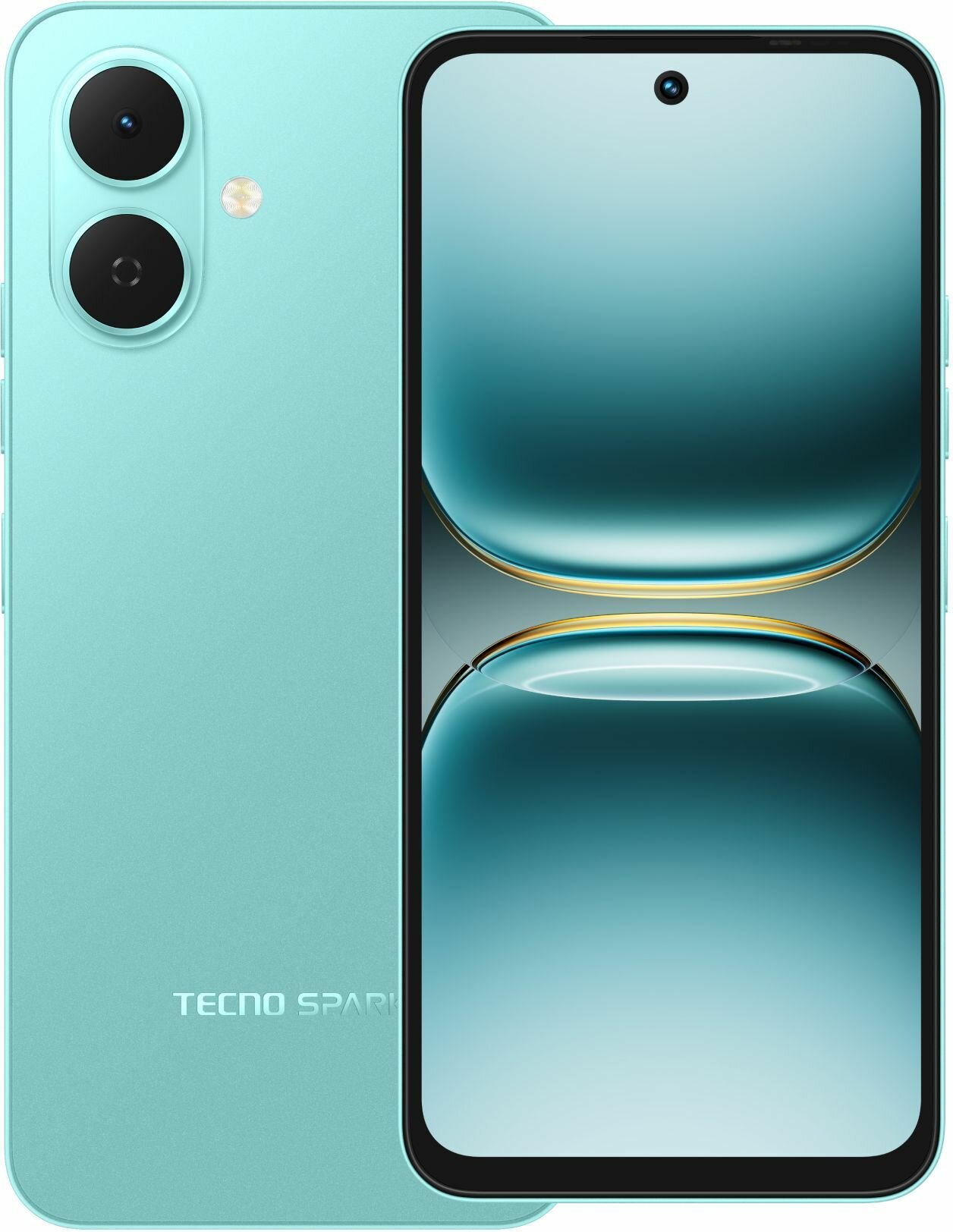 Смартфон Tecno Spark Go, 3GB/64GB, экран 6,67", ОС Android 14, зеленый