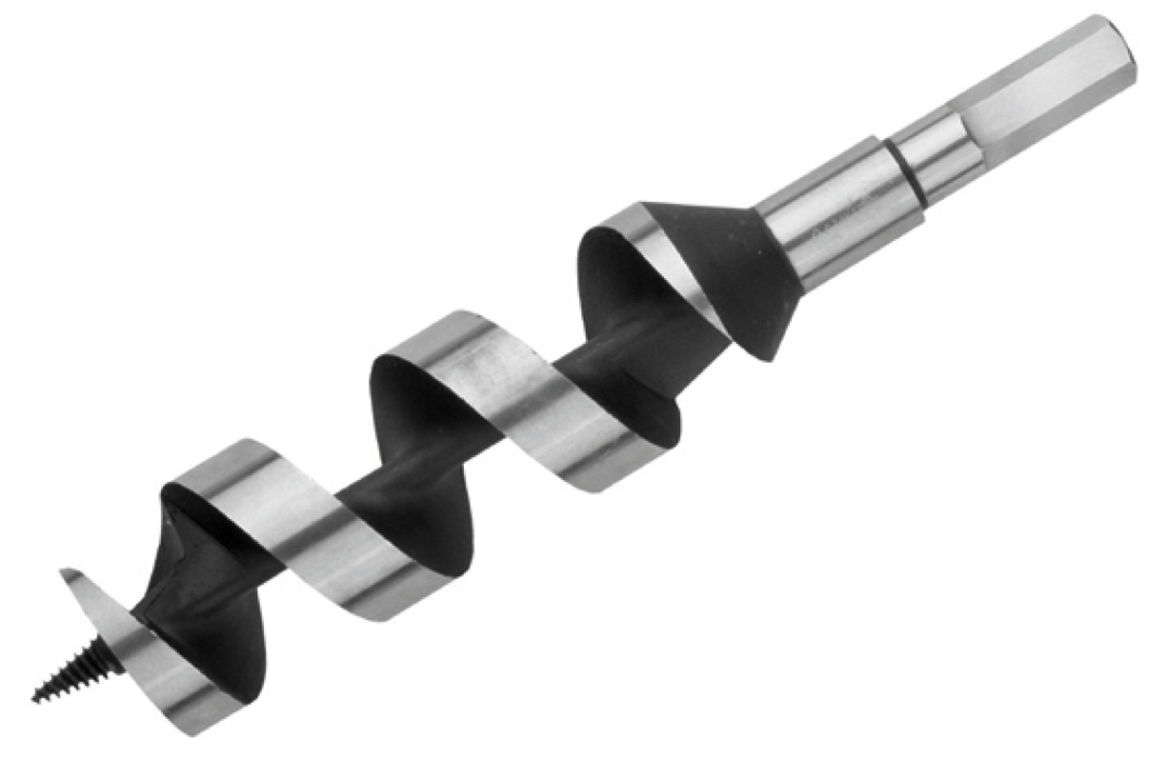 Сверло по дереву 888 Левиса винтовое, шестигранный хвостовик, из инструментальной стали, диаметр 28мм, длина 600мм / инструменты