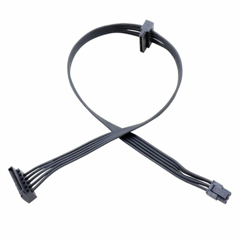 Кабель питания жесткого диска Mini 4pin к sata большой 4P последовательному SSD-накопителю-маленький 6PIN