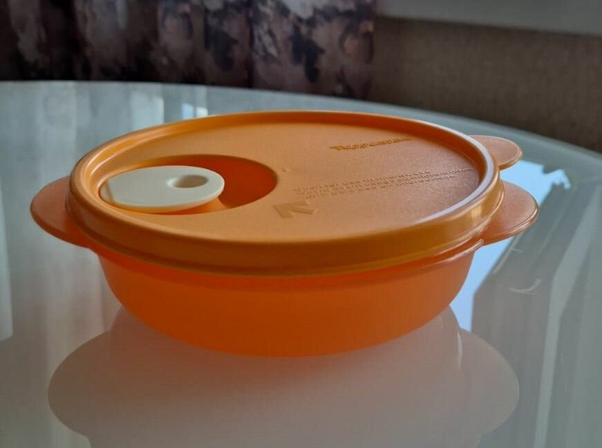 Контейнер "Новая волна" (400 мл), для разогрева в СВЧ, оранжевый Tupperware