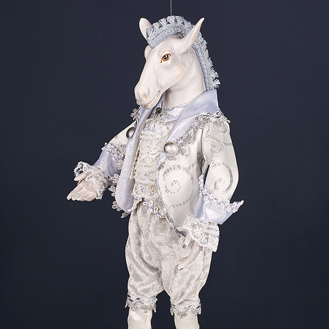 Подвесная игрушка Конь Фритон - Королевство Дагомея 40 см, Winter Deco, 5001171