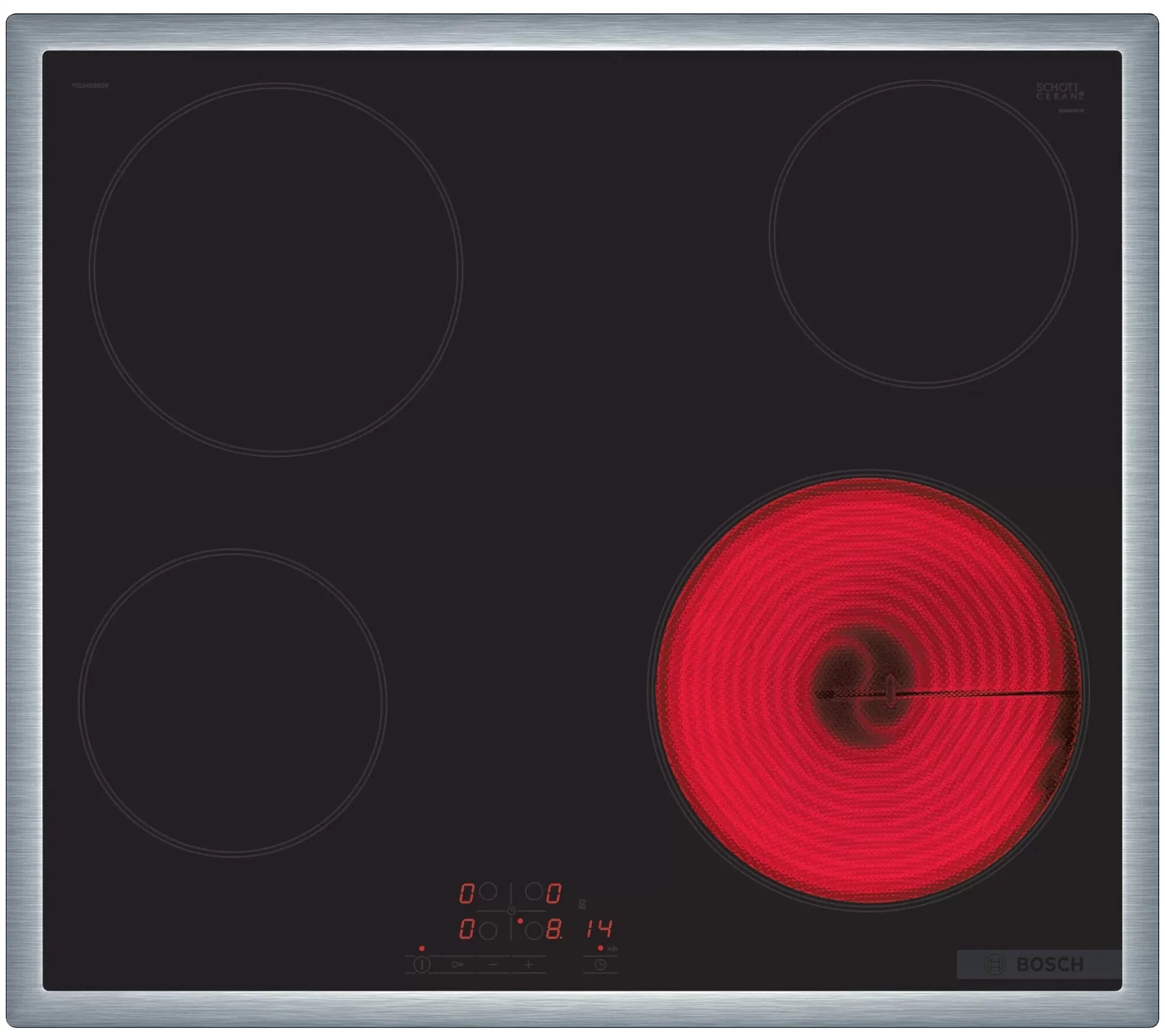Электрическая варочная панель Bosch PKE645BB2, черный