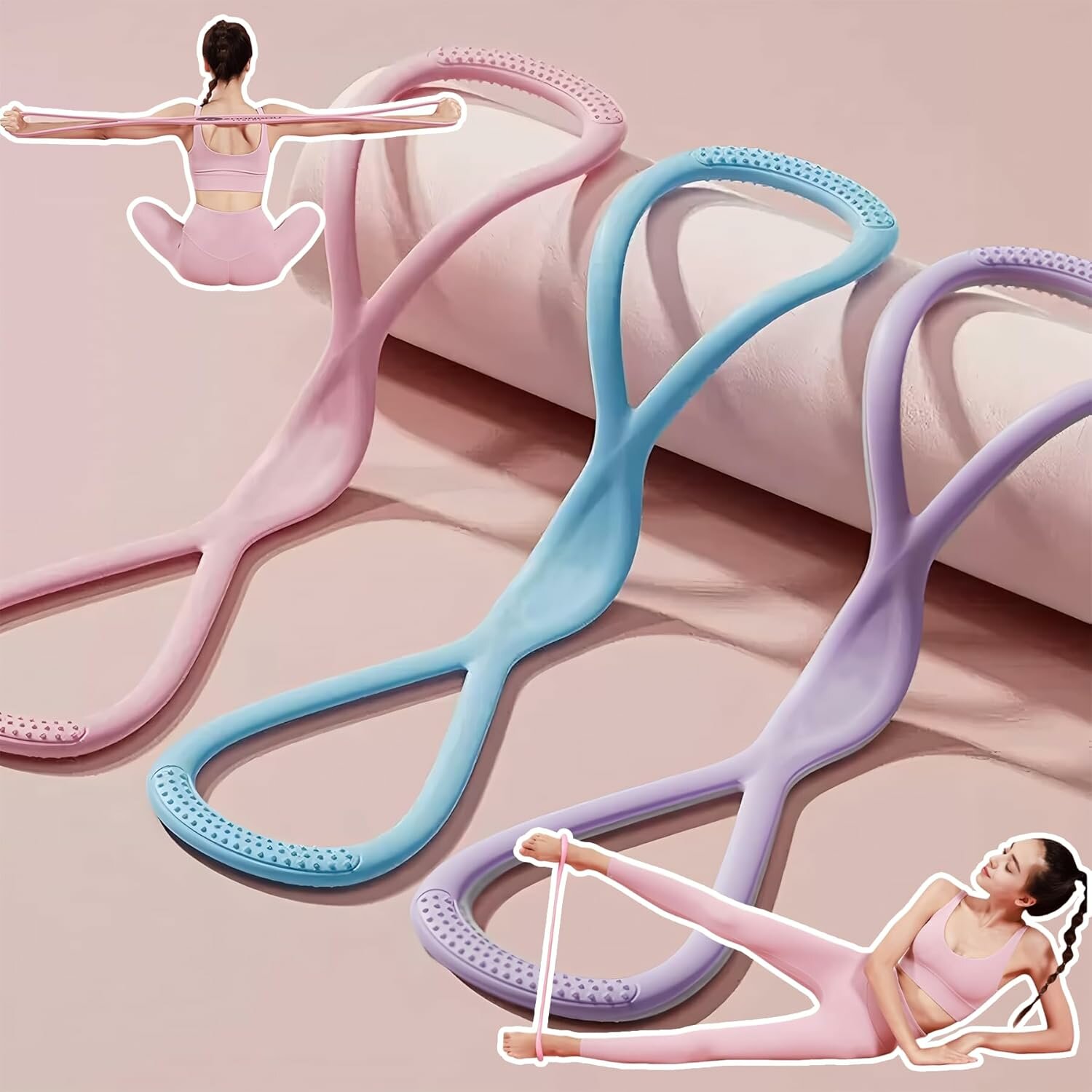 Фитнес-ленты подходят как для мужчин, так и для женщин, ленты для подтягиваний с ручками для йоги и фитнеса в тренажерном зале.