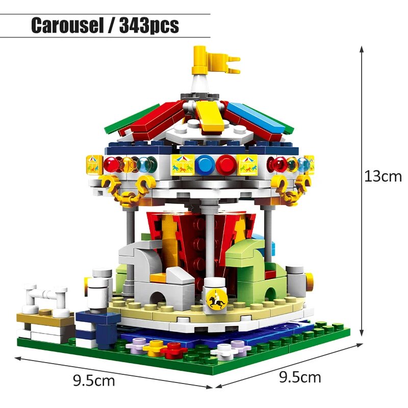 Конструктор ZKZC City Fairground 14+ without box