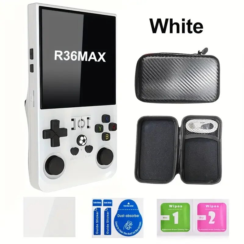 WDXSKY R36Max портативная игровая консоль 128G 30000games, белый