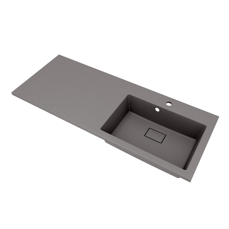 Раковина Florentina Аванти 120 см 10.310.0R120.307, серый шёлк