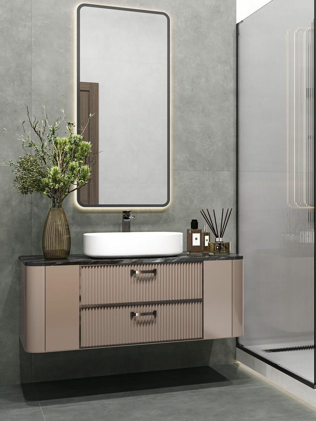 Керамогранит под бетон ALMA CERAMICA MURAL GFU60120MUR70R матовый 600x1200