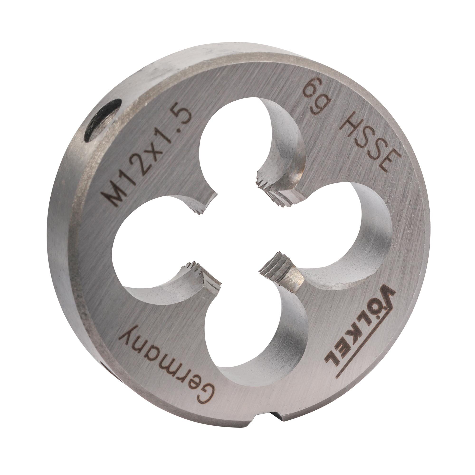 Плашка Volkel М12х1,5 HSSE DIN EN 22568 6g 38х10мм V56448