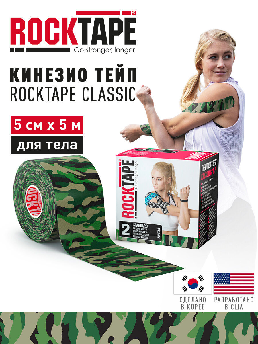 Кинезиотейп Rocktape Classic
