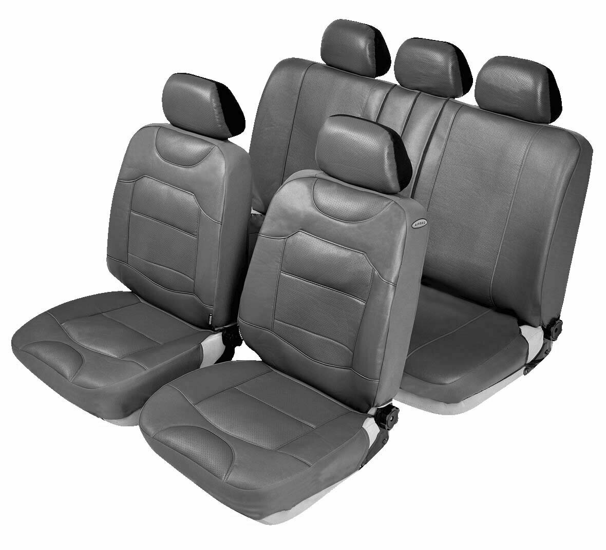 Чехлы автомобильные модельные. SENATOR ATLANT экокожа MAZDA 3 2014-н. в. седан разд. зад. ряд, черный