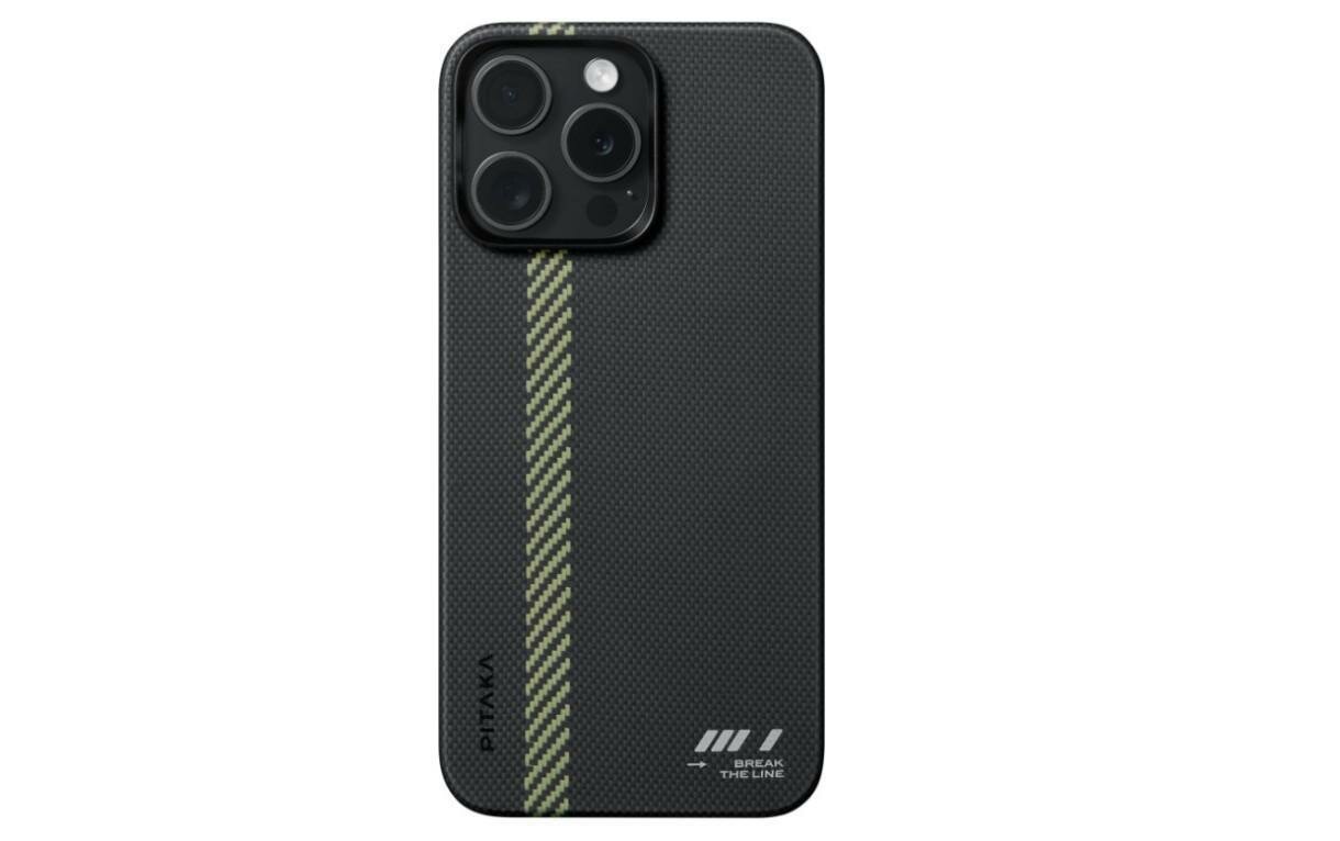 Чехол Pitaka KI1501BTLM для iPhone 15 Pro Max MagEZ 5 Break the Line