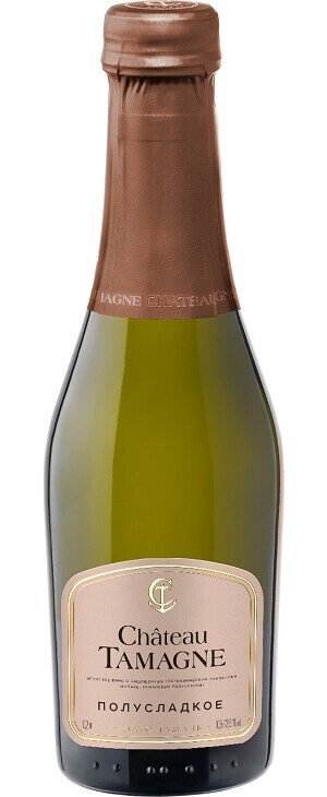 Игристое вино "Chateau Tamagne" Semi-Sweet Blanc, 200 мл