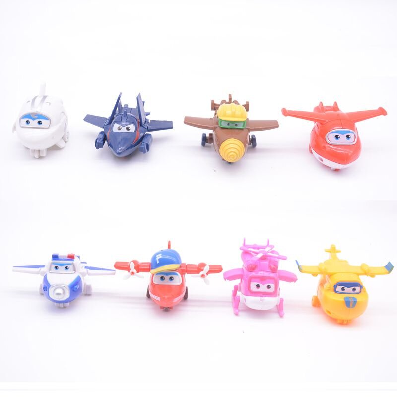 Super wings toys мини самолеты разноцветная трансформация самолет робот подарок для детей