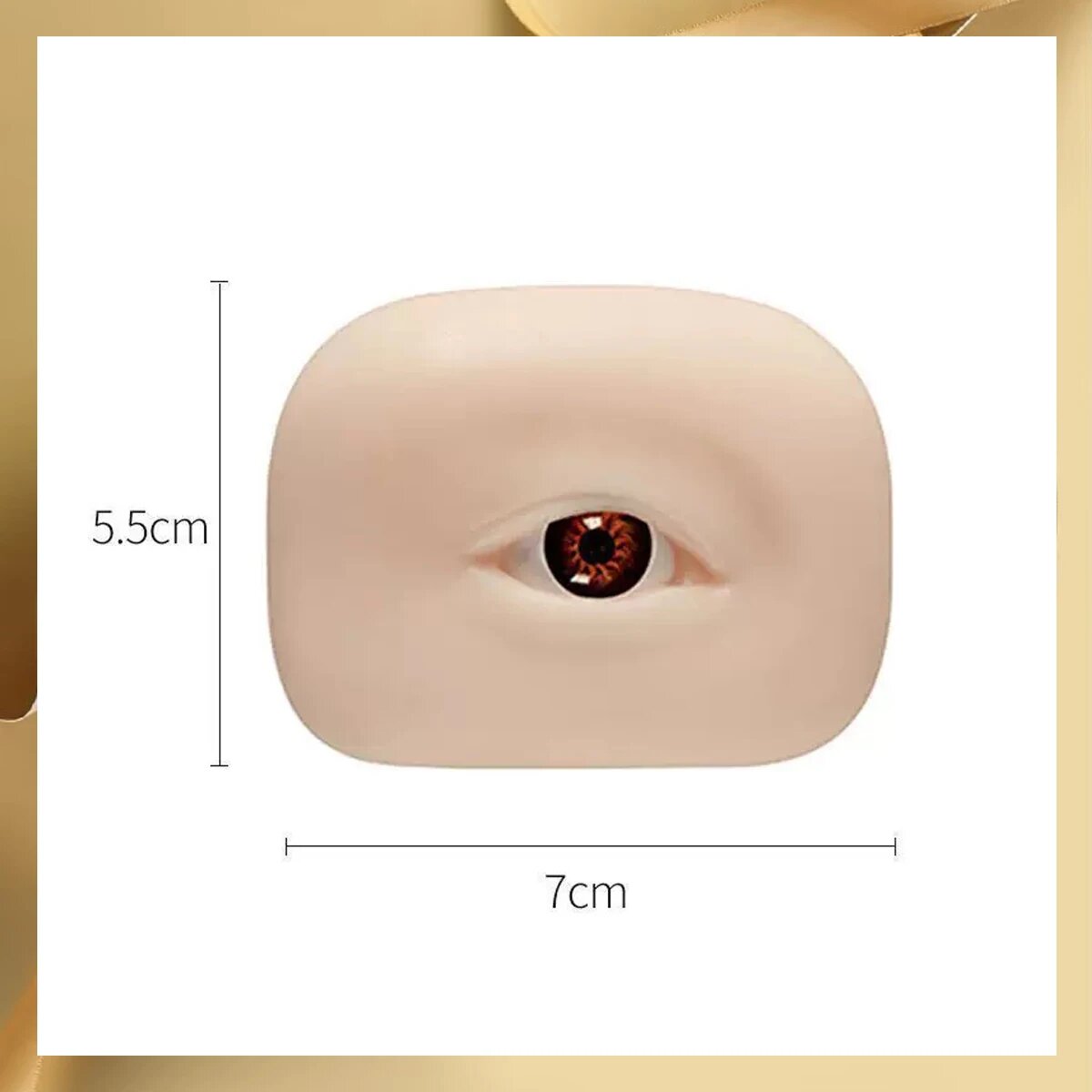 3D манекен для накладных ресниц VETERAN TECH NO-LASH-1EYE-random