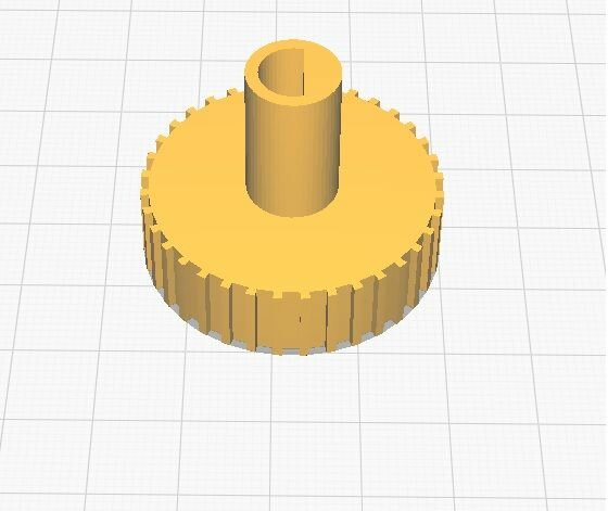 Ручка регулировки для Moulinex Double Force (3D печать)