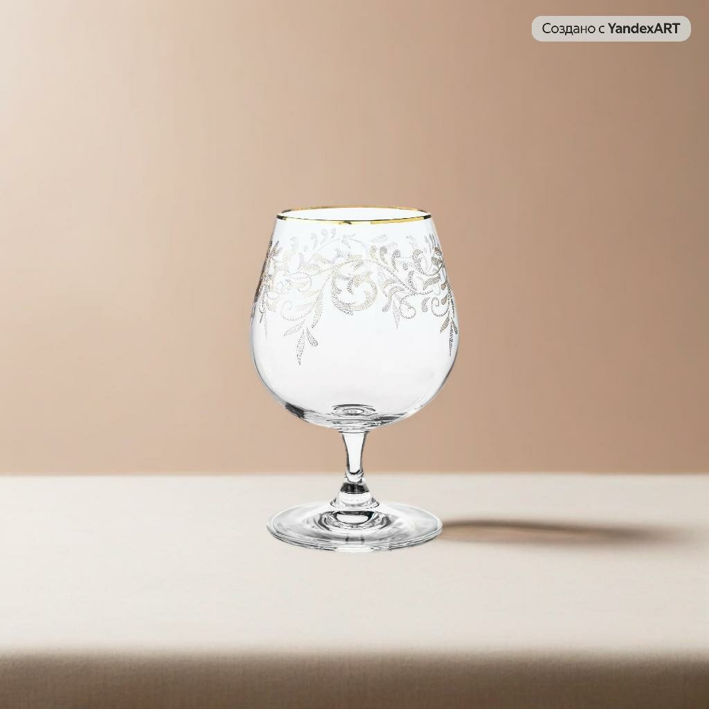 Набор бокалов Bohemia Crystal "София", для бренди, 400мл, стекло, 6шт
