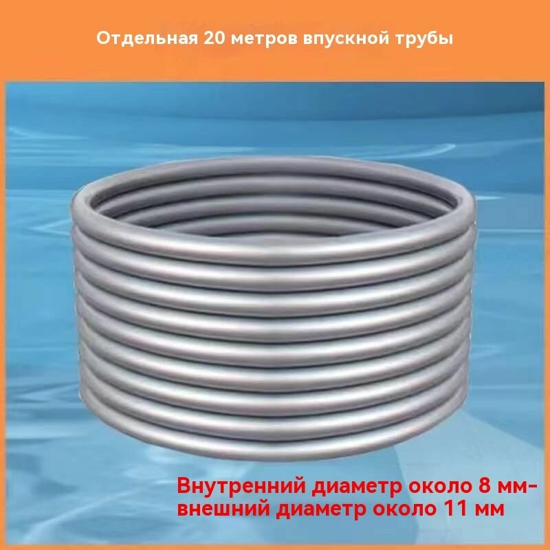 Длина водопроводной трубы 20метров