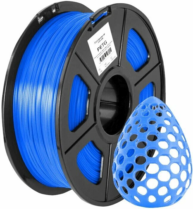 Пластик для принтера 3D Cactus CS-3D-PETG-1KG-T-BLUE PETG d1.75мм 1кг L316м 1цв
