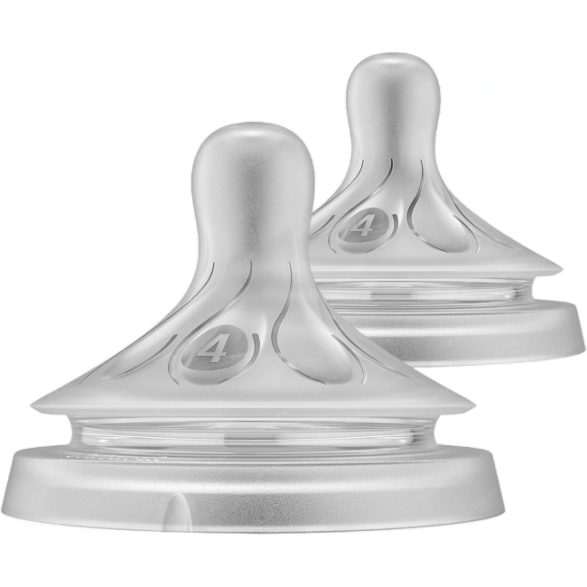 Philips SCY964/02 Соска Avent/ Соска для кормления, 2 шт, серия NATURAL Response, силикон, Т4