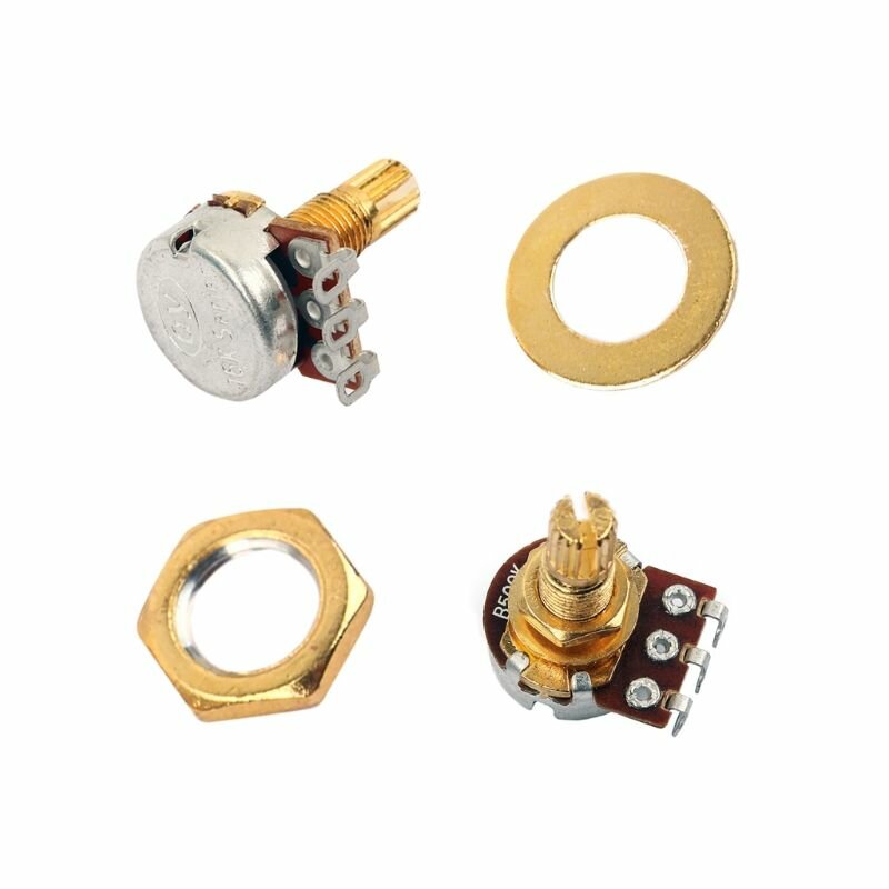 5 моделей и 1 комплект, потенциометр B500K gold potentiometer