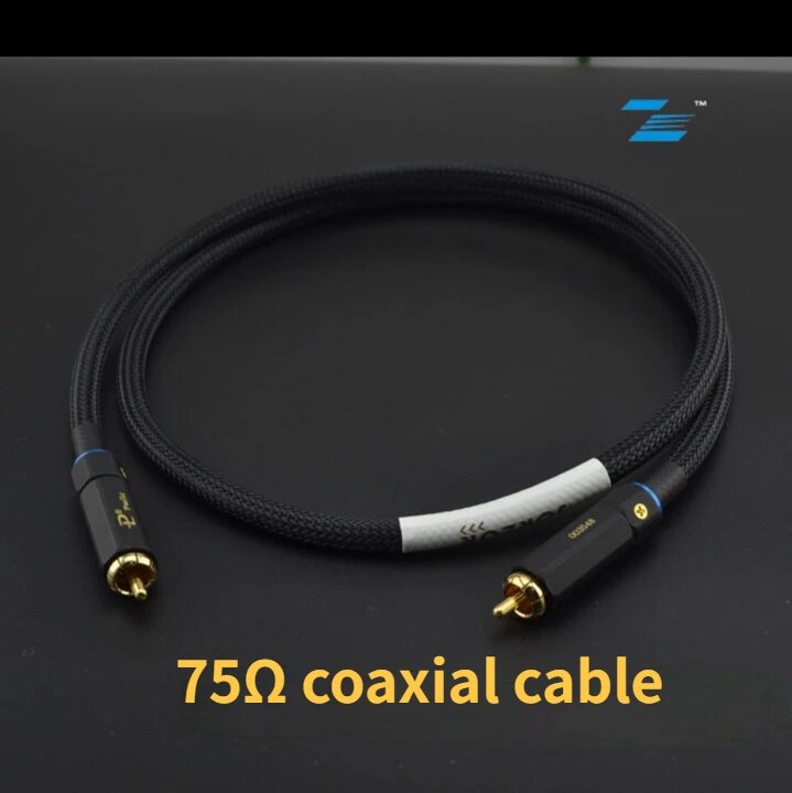 Цифровой коаксиальный кабель RCA-RCA CoreBaitong 75 Ом, Красный, 1 м