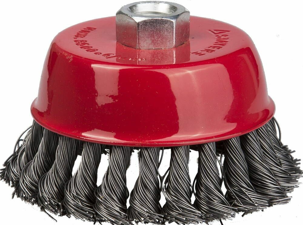 Чашечная щетка-крацовка STAYER, 80 мм, жгутированная сталь 0.5 мм, для УШМ Professional 35128-080_z01