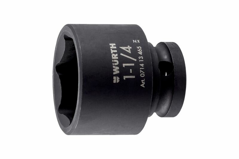 Головка торцевая ударная шестигранная 1 1/4" 1/2" дюймовая Wurth