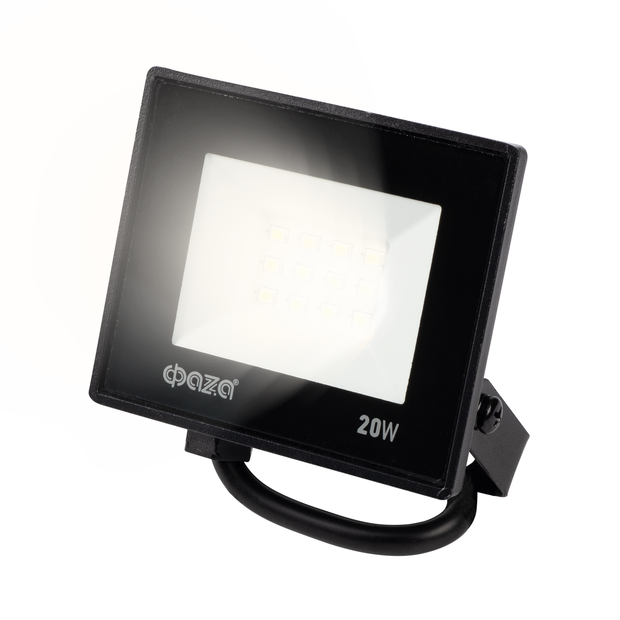 Прожектор светодиодный уличный ФАZА СДО-20, 20W, IP65, 6500k