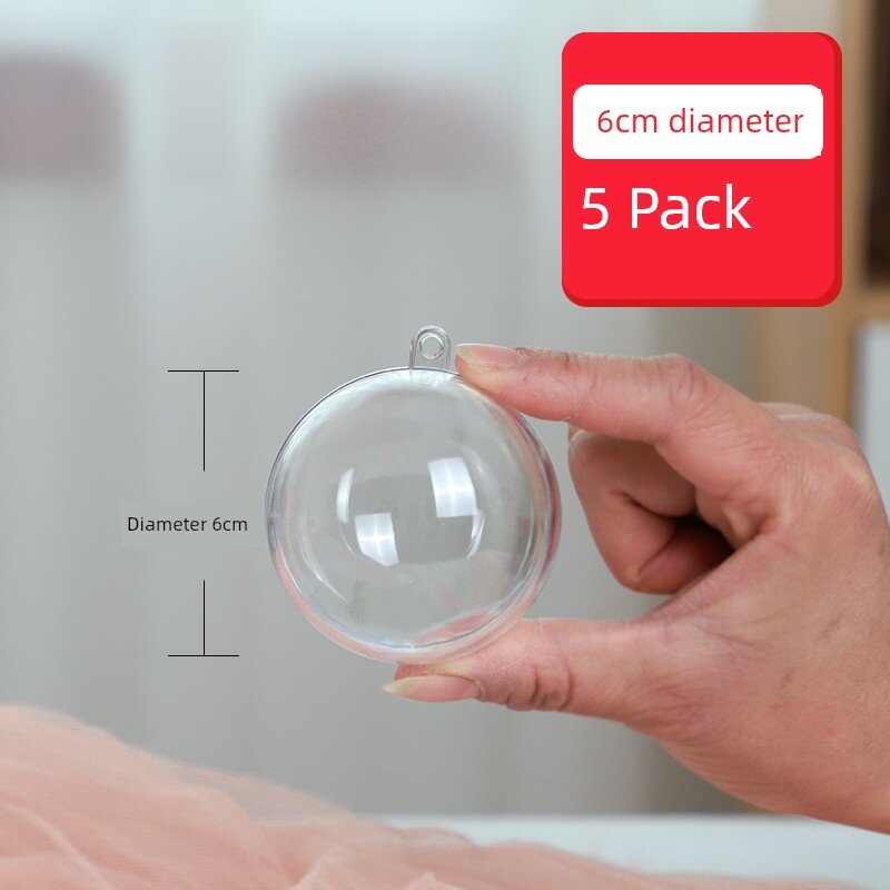 Акриловый шар диаметром 2-100 см, полый прозрачный пластиковый шар, декоративный большой круглый шар, подвесной