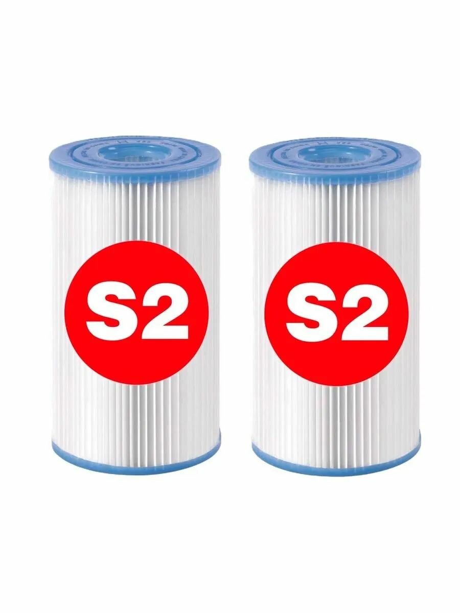 Сменный картридж фильтр для СПА-бассейнов S2, 2 шт Intex 29012