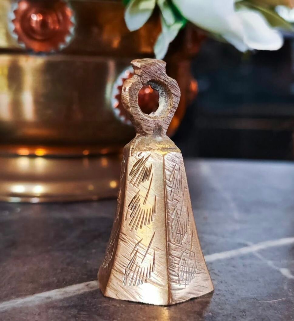 Антикварный коллекционный колокольчик