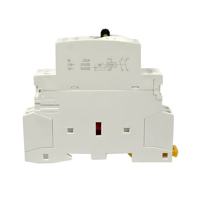 Контактор модульный К2-25А-203, с возможностью ручного управления (РМ 25, PLTEK)