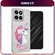 Чехол на Honor X7c / Хонор X7c с принтом Princess Unicorn, прозрачный