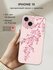 Чехол на Apple iPhone 15 / Айфон 15 с принтом "Ветка сакуры 2"