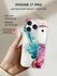Чехол на Apple iPhone 17 Pro / Айфон 17 Про с принтом "Розовые разводы рисунок"