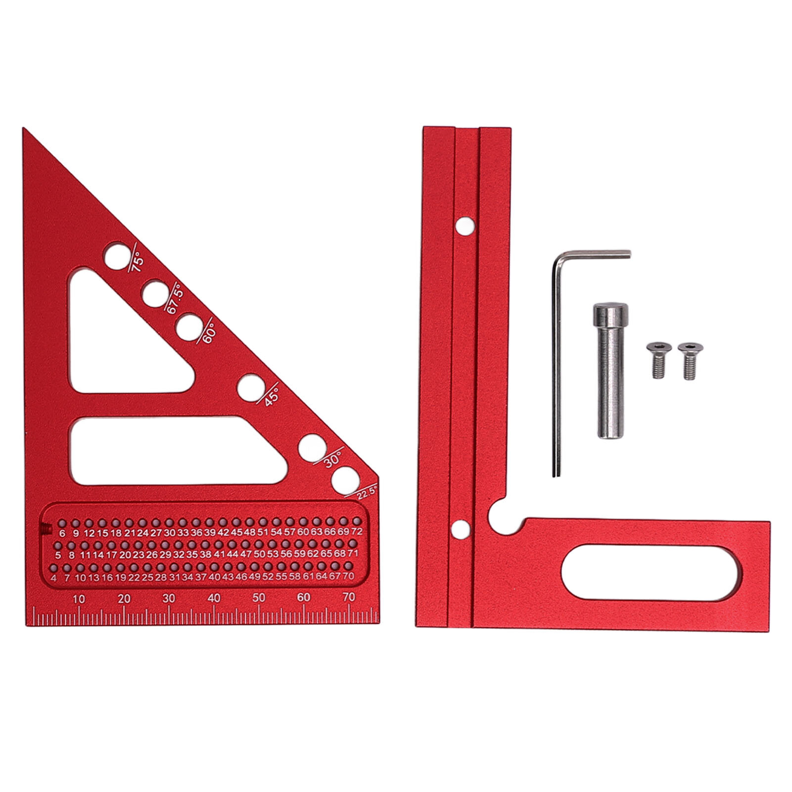 Многофункциональный угольник для столярных работ, легкий, точный