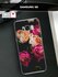 Чехол на Samsung Galaxy S8 / Самсунг Галакси С8 с принтом "Розовые пионы на черн...